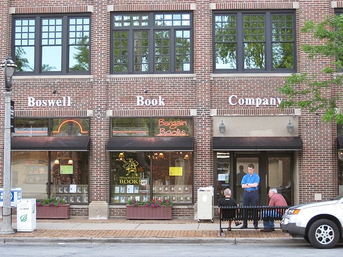 Boswell's classic brick facade whispers tales of literary gatherings past. Step inside for your next chapter of book-loving bliss!