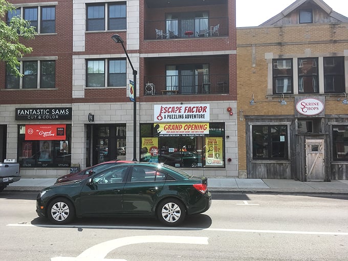 "Escape Factor: Sandwiched between a hair salon and nostalgia, it's the middle child of Forest Park's entertainment scene."