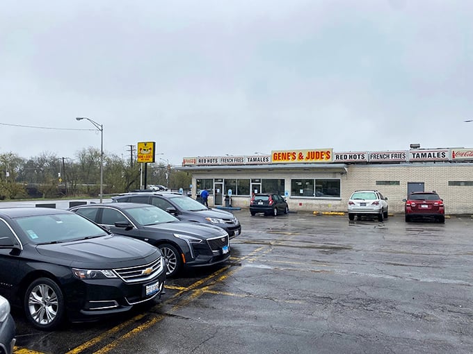 No frills, just thrills! This hot dog haven proves that sometimes, the simplest pleasures are the most satisfying.