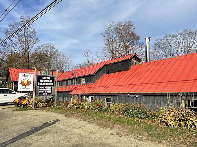 Green Mountain Sugar House: Where maple dreams and roadside charm collide in a symphony of sweetness.