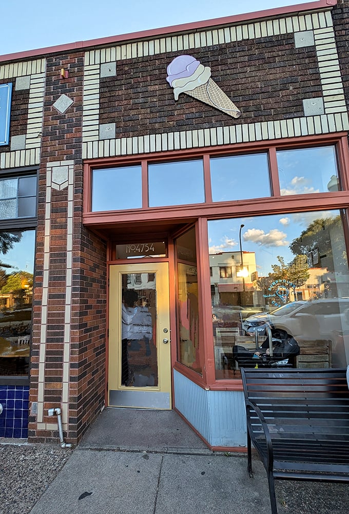 Pumphouse Creamery: Where ice cream gets a PhD in flavor. Organic ingredients meet whimsical creativity in this cozy brick haven. Photo credit: Linda McLoon