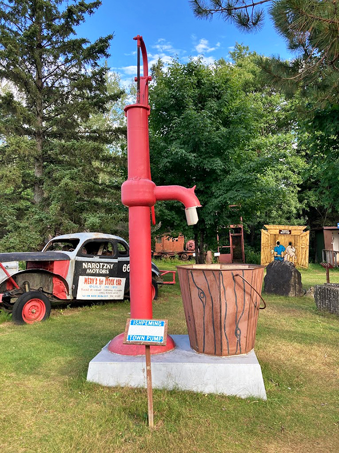 "Who needs a theme park when you've got giant chainsaws and wacky inventions? It's a lumberjack's Disneyland!" Photo credit: Shelly Harmony