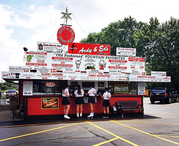 At Ardy & Ed's, the menu board is a storybook of American classics. Each item promises a happy ending for your taste buds.