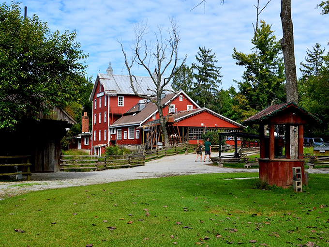 Who knew pancakes could be so dramatic? Perched over a waterfall, Clifton Mill offers a dining experience that's truly over the edge.