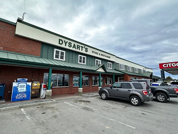 At Dysart's, the aroma of fresh-baked goods is your siren call. Resistance is futile, so grab a slice of pie and embrace the delicious defeat!