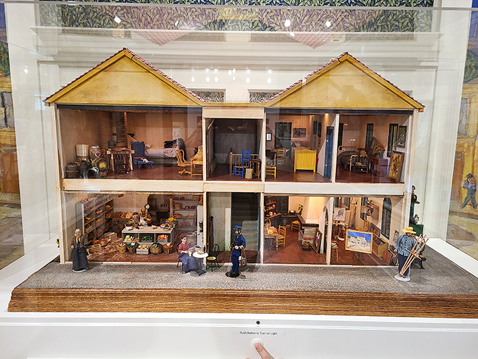 "It's a small world after all! Peek into perfectly crafted tiny homes and marvel at furniture that could fit on your fingertip." Photo credit: Greg Kozlowski