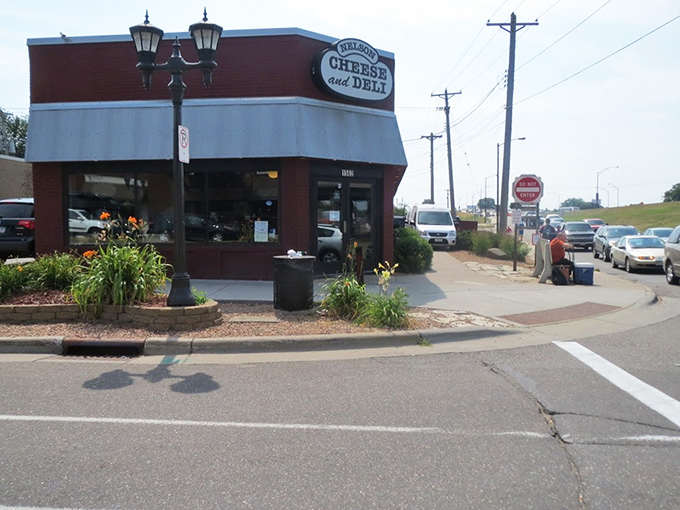 Warning: Nelson's sandwiches may cause involuntary cheese-induced grins. Side effects include sudden cravings for fancy mustards and imported chocolates.