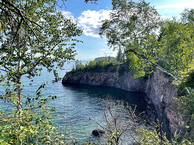 Coastline eye candy! This rocky outcrop offers a feast for the eyes that no Instagram filter could ever improve upon. Photo credit: Quincy Blackwell