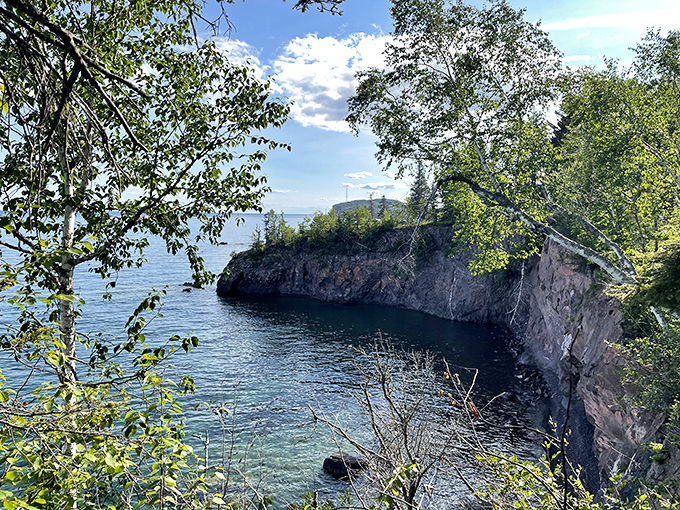Coastline eye candy! This rocky outcrop offers a feast for the eyes that no Instagram filter could ever improve upon. Photo credit: Quincy Blackwell