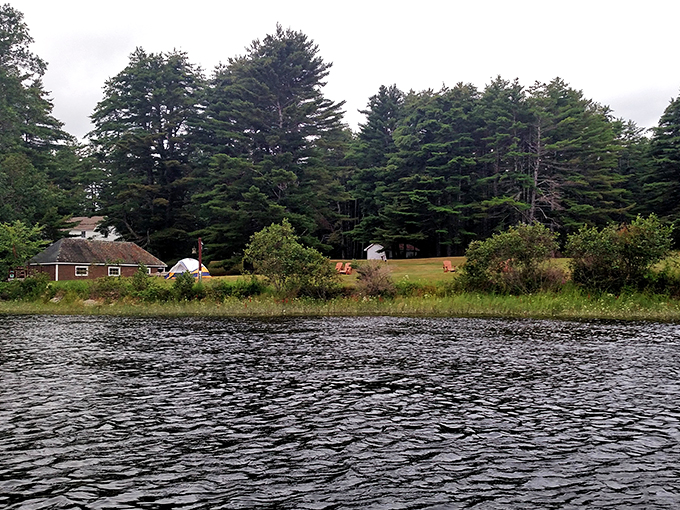 Misty mornings on Swan Island: Is that fog, or are the ghosts of former residents joining you for a historical hike?