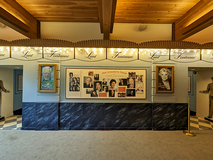 More chimneys than Santa could handle! Ten Chimneys is a masterclass in theatrical home design.