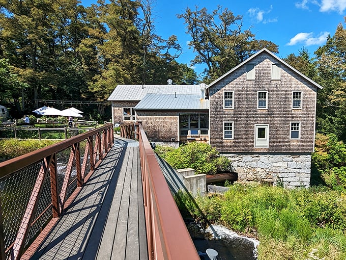 Dining at The Lost Kitchen is like winning the lottery, but tastier. This converted mill serves up meals worth writing home about – or at least a postcard.