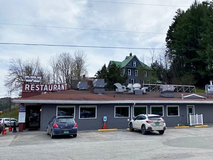 Wayside's sign is bigger than your appetite &ndash; but just barely. It's been standing strong longer than Betty White's career!