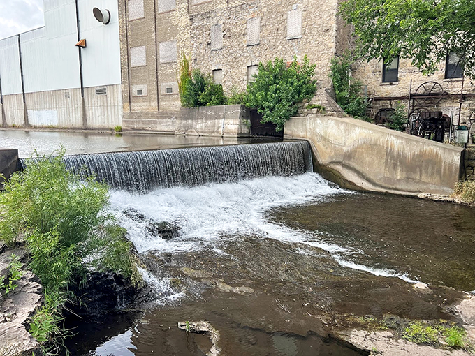 Who says city life can't be refreshing? Vermillion Falls brings a splash of wilderness to the heart of Hastings.