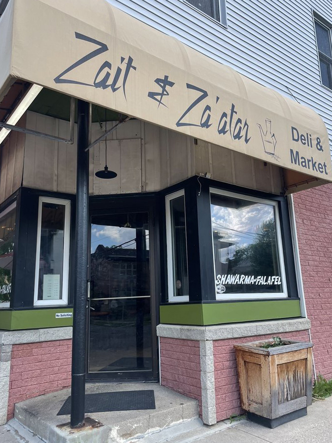 Who needs a red carpet when you've got a red awning? Zait & Za'atar rolls out the welcome mat for flavor seekers.