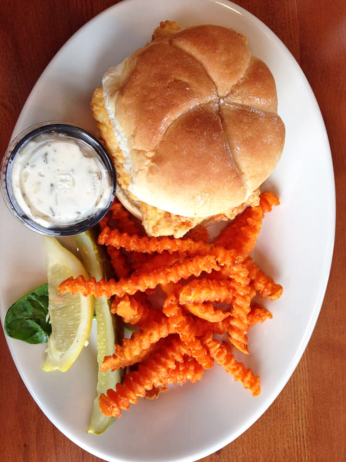 Meet the sandwich that put Helen's on the map. This haddock creation is the Meryl Streep of seafood - versatile, timeless, and always delivering a stellar performance.