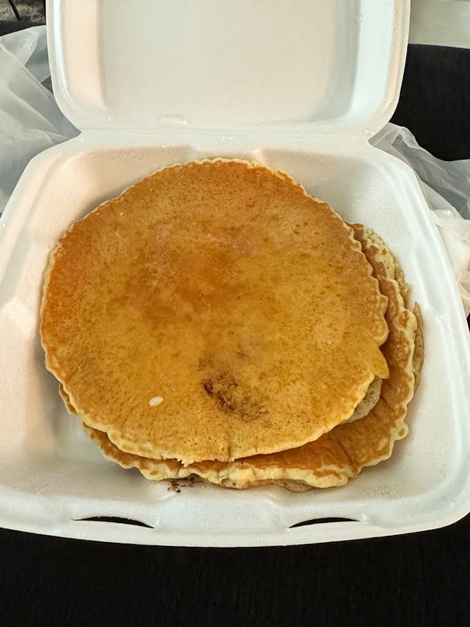 Pancake perfection! These golden discs are fluffier than a cloud and more comforting than your favorite blanket.