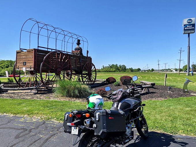 "Roadside attraction or time machine?" Pull over and prepare to be transported back to a time when wagons ruled the road and top hats were the height of fashion.