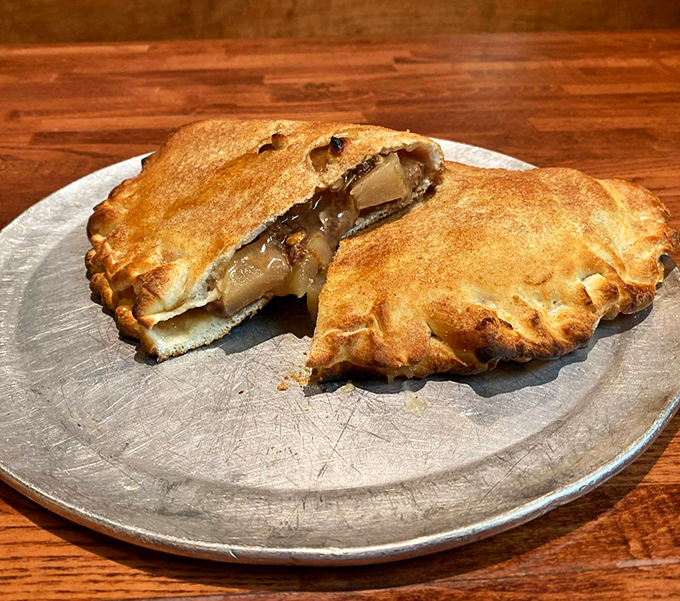 Apple pie, meet calzone. It's the dessert equivalent of a warm sweater on a crisp Vermont evening.