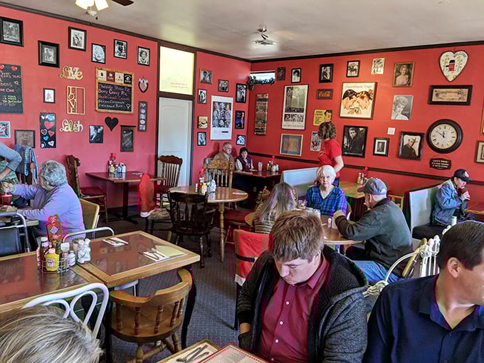 Step into a time machine disguised as a dining room. These walls have more stories than your grandpa after his third beer.