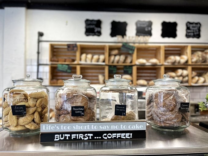 Like a museum of sweet memories, these cookie jars showcase classics from anise to chocolate chip, each waiting their turn.