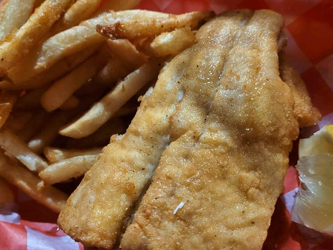 Crispy, flaky whitefish paired with perfectly golden fries&mdash;proof that sometimes the simplest combinations make the best meals.