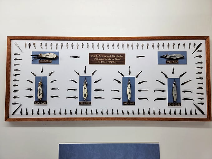 From railroad ties to butter knives, Warther's craftsmanship cuts across all categories. These blades are a slice of artistry.