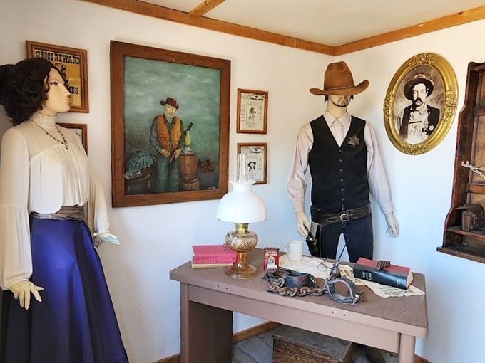 Step back in time with these period-perfect mannequins, offering a glimpse into frontier life when the West was still wild.