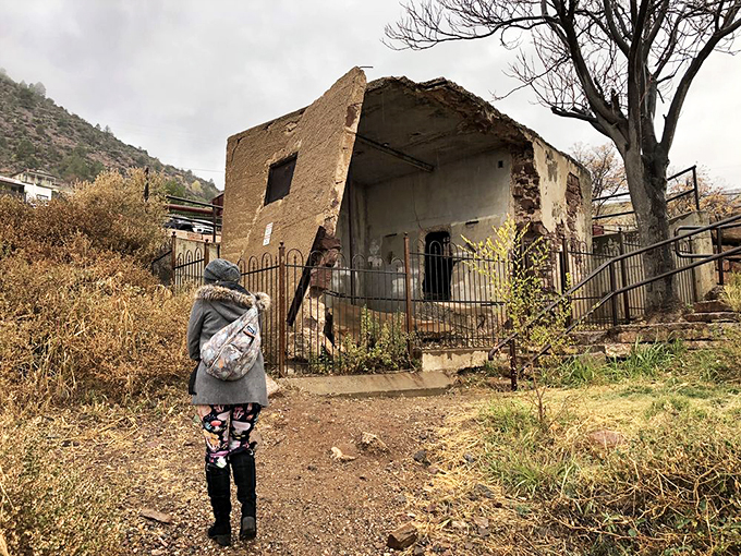 Time hasn't just stood still here; it's taken a siesta. This crumbling edifice whispers tales of Jerome's rowdy past to anyone who'll listen.