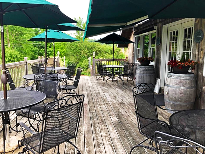 Pull up a chair to nature's dining room. With views like this, even water would taste like a vintage Bordeaux.