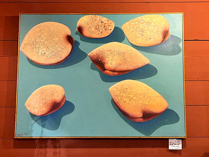 Talk about a peach of a painting! These fruity friends are basking in the spotlight, giving still life a whole new zest.