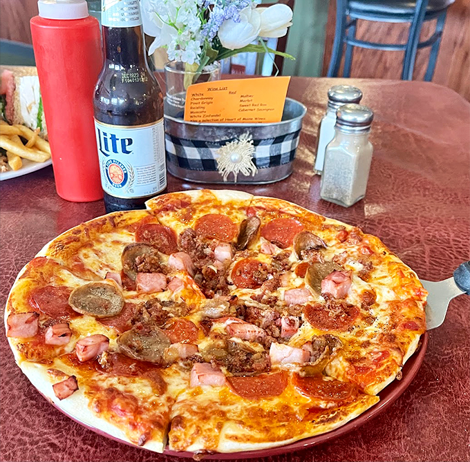 Loaded with toppings and personality, this pizza doesn't need a fancy wood-fired oven to win your heart (and stomach).