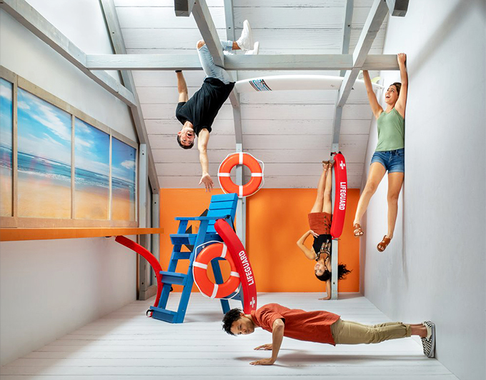Up is down, left is right, and gravity's on vacation! This topsy-turvy room will have you questioning which way is up &ndash; literally.