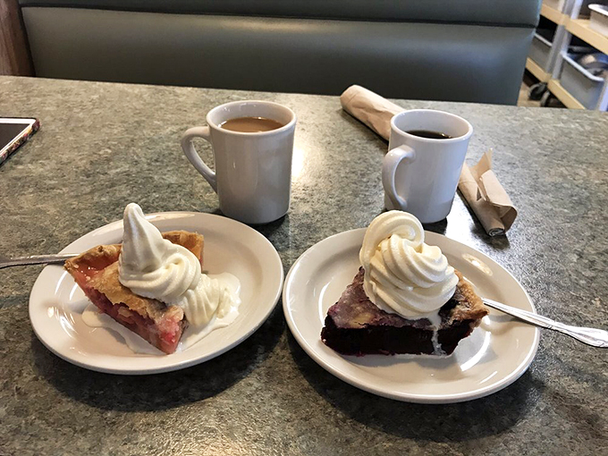 Decisions, decisions. These pies are like the Avengers of desserts &ndash; each one a superhero in its own right. Assemble your taste buds! Photo credit: Quyen W.