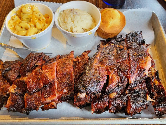 Fall-off-the-bone ribs with mac and cheese that's worth fighting your siblings for. Comfort food doesn't get better than this.