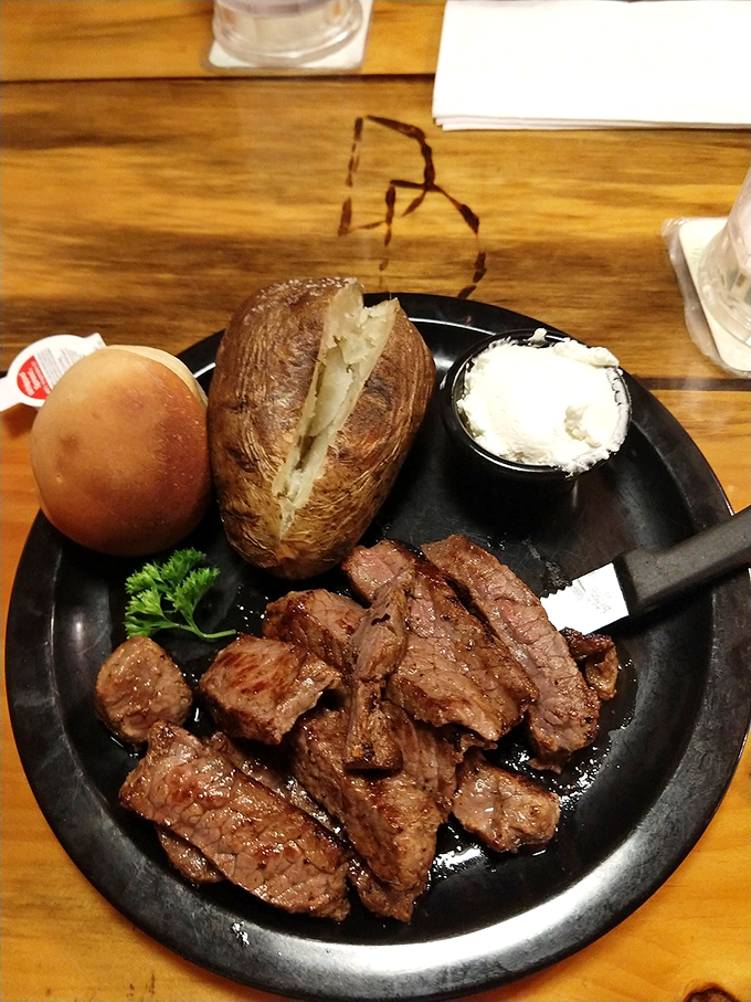 Steak night done right! This juicy cut is giving new meaning to the phrase "well-done" &ndash; in the best way possible.