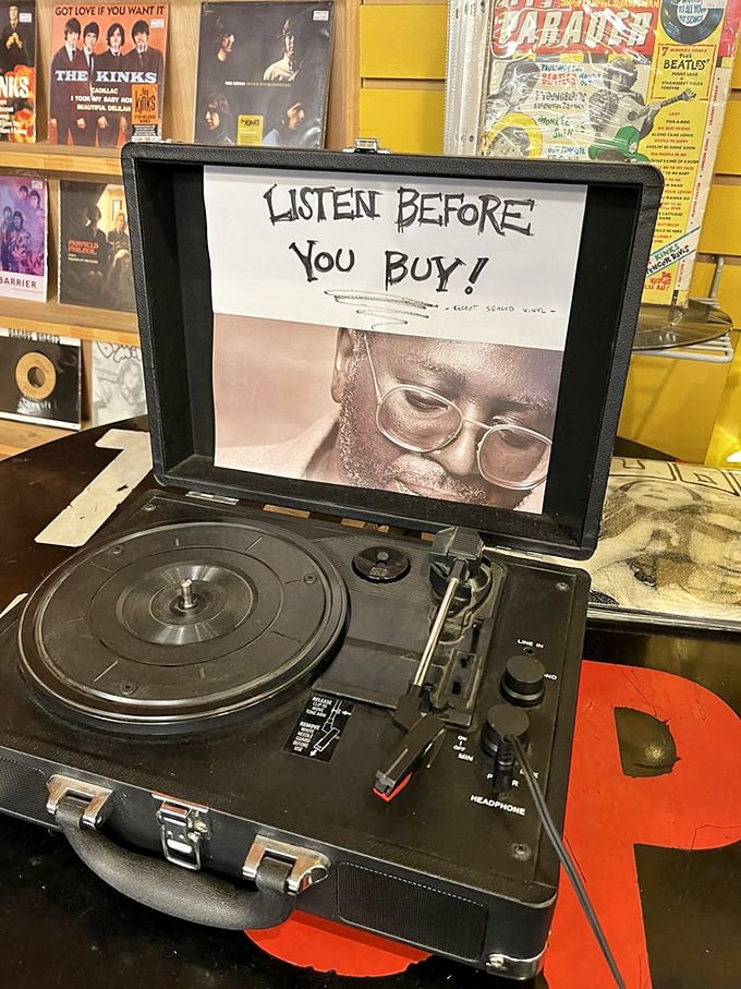 Needle meets groove in this intimate portrait. It's like watching the birth of music, one spin at a time.