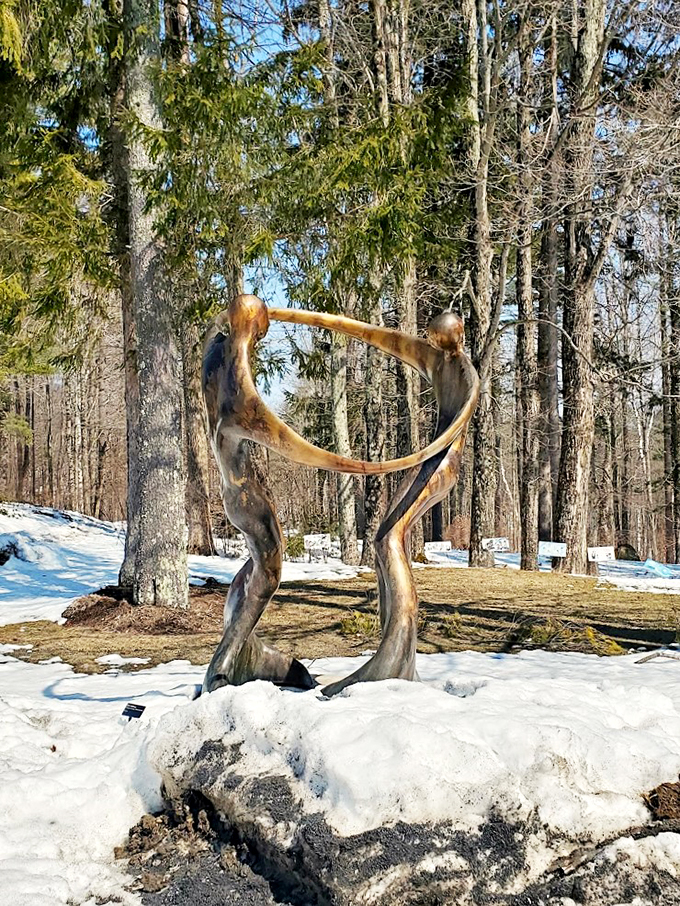 Who needs a dance partner when you've got art? These twirling figures are putting the 'move' in art movement.