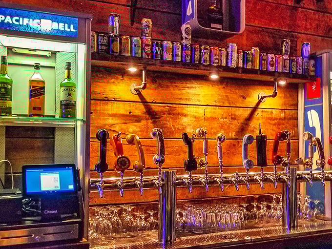 Taps that could make R2-D2 jealous. Each one a portal to frothy delights, proving that in beer, as in life, variety is the spice.