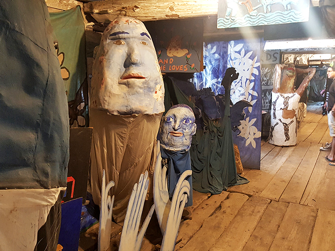 Meet the cast of characters from a fever dream you didn't know you had. That tall fellow? He's definitely been skipping leg day at the puppet gym.