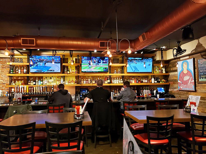 Pull up a seat at flavor central! With this many taps, you might need a map to navigate your beer adventure.