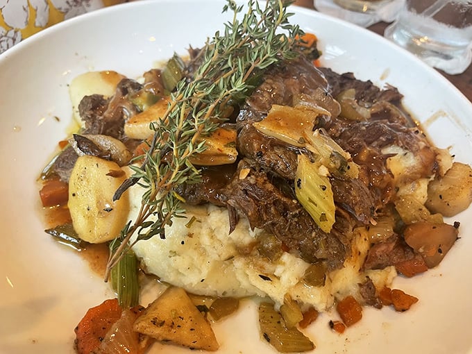 These short ribs are so tender, they practically melt at the mere mention of a fork. Comfort food that hugs your soul. Photo credit: Jennifer Murray