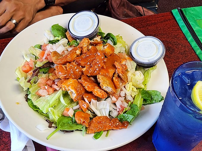"I'm on a diet," said no one ever when faced with this glorious chicken salad. It's like a party in your mouth, and everyone's invited!