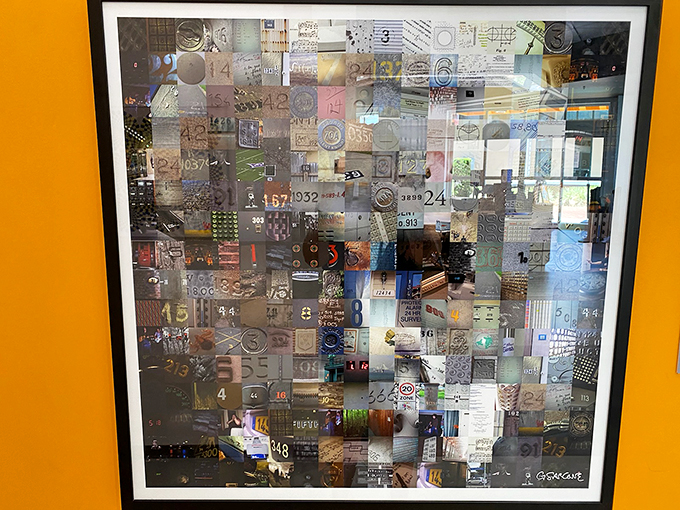 Einstein's got his eye on you! This clever artwork proves that even geniuses can't resist a good optical illusion. E = mc&sup2; never looked so captivating!