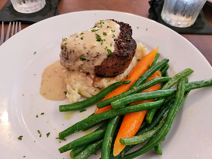Steak your claim on flavor! This filet mignon is so tender, it practically cuts itself &ndash; leaving you free to focus on savoring every heavenly morsel. Photo credit: Mario Dobles