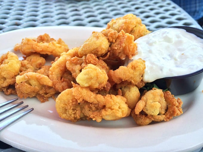 Golden, crispy, and utterly irresistible. These fried clams are like the potato chips of the sea &ndash; bet you can't eat just one!