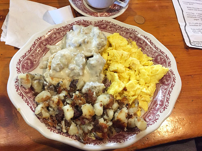 Behold, the holy grail of breakfast sides! These home fries are so perfectly crispy, they might just overshadow the main event.