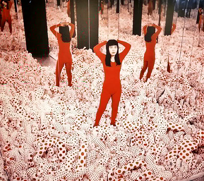 A hypnotic honeycomb of reflections creates an infinite landscape that makes you question which way is up.