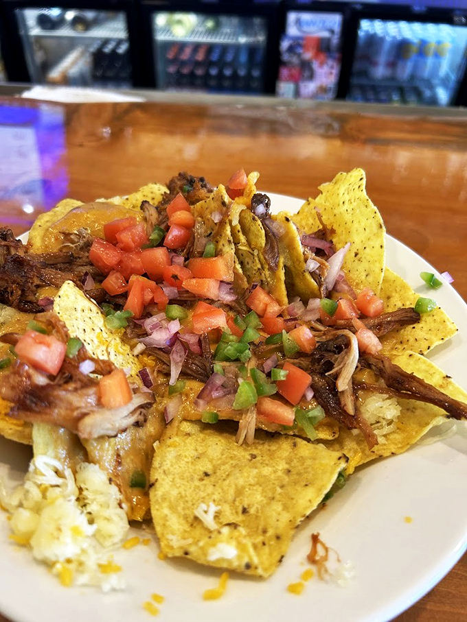 Nacho average appetizer! This mountain of cheesy goodness is like a fiesta in your mouth. Ole to flavor!