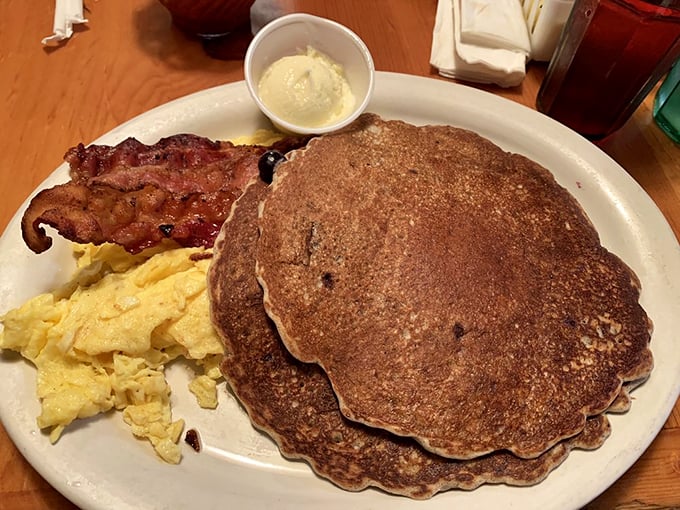 The breakfast of champions! This plate could fuel you through a marathon or a day of binge-watching your favorite show.